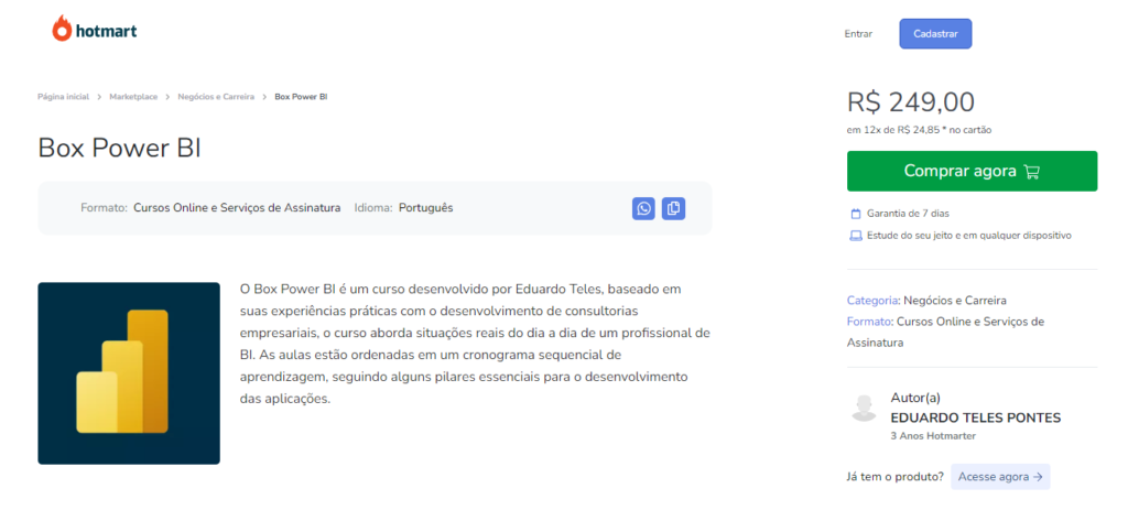 Os 10 Melhores Cursos de Power BI Online em 2023 - Concurseiro 24 horas